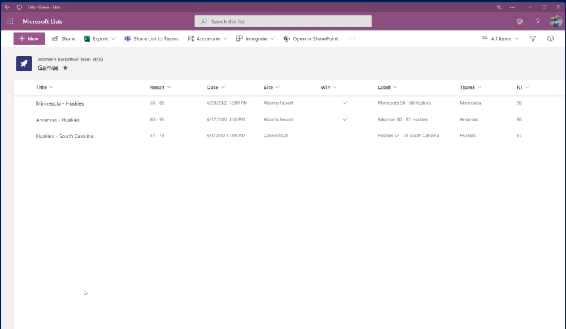 Creating Customized Solution for MS Teams with MS Lists
