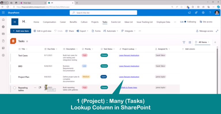 Transform SharePoint Lists into Dataverse Tables & PowerApps