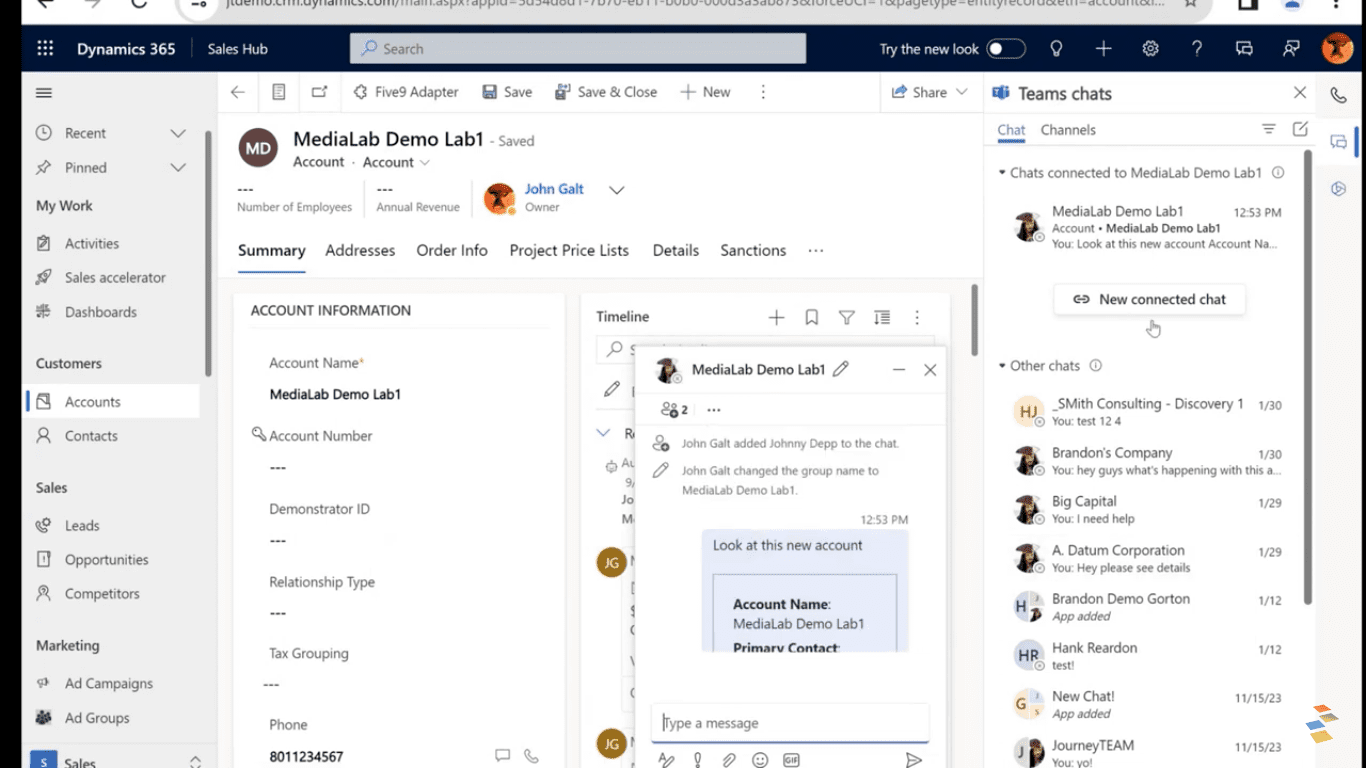 Use D365 CRM with Microsoft Teams for Seamless Collaboration