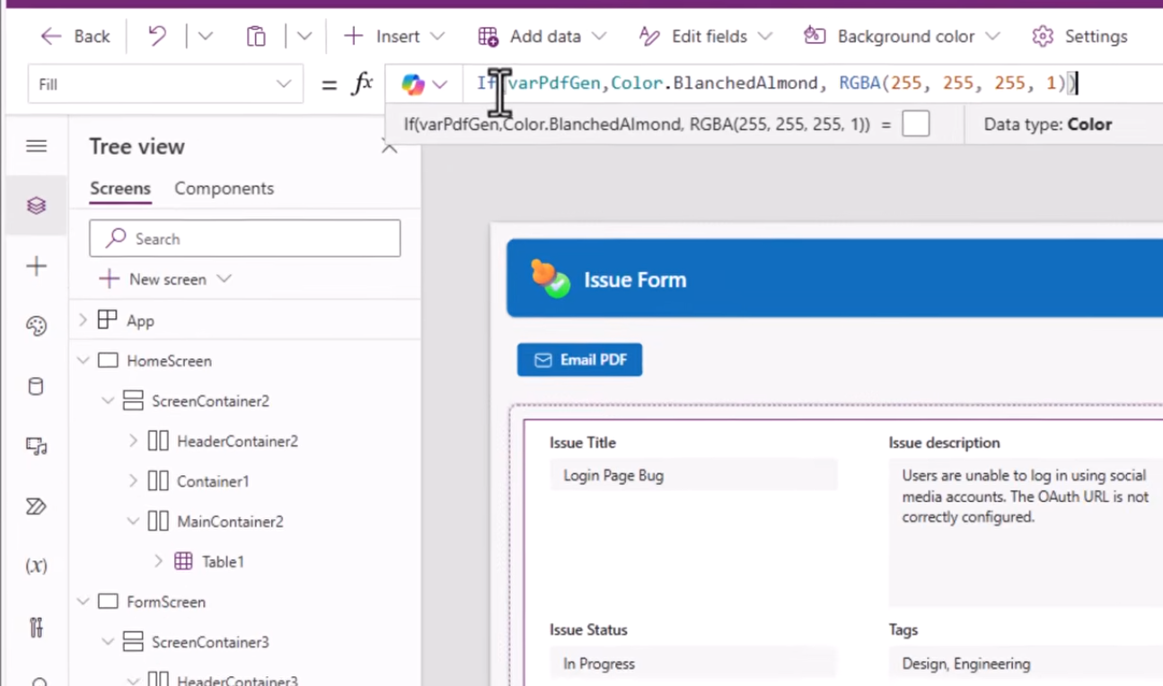 How to Generate and Download PDFs from PowerApps Forms