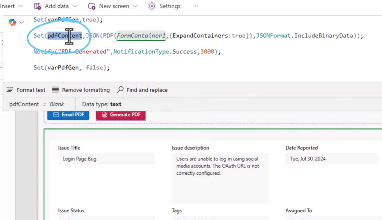 How to Generate and Download PDFs from PowerApps Forms