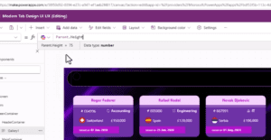 Create a Responsive Powerapps Modern Tab Design | A Tutorial