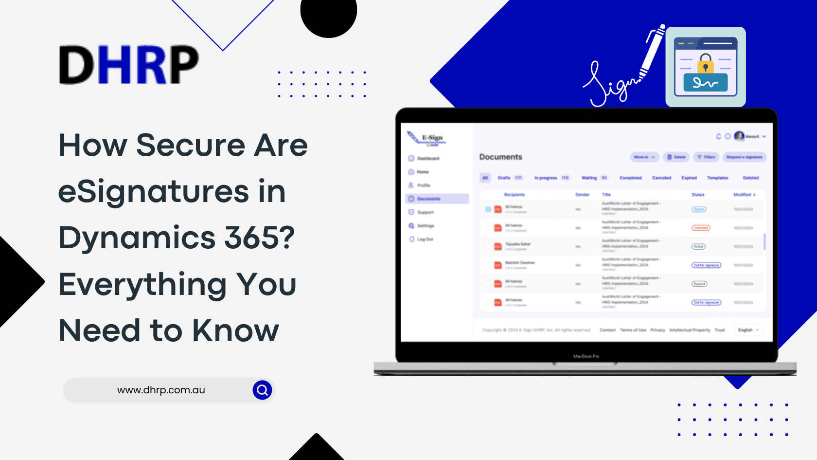 How Secure Are eSignatures in Dynamics 365? Learn More