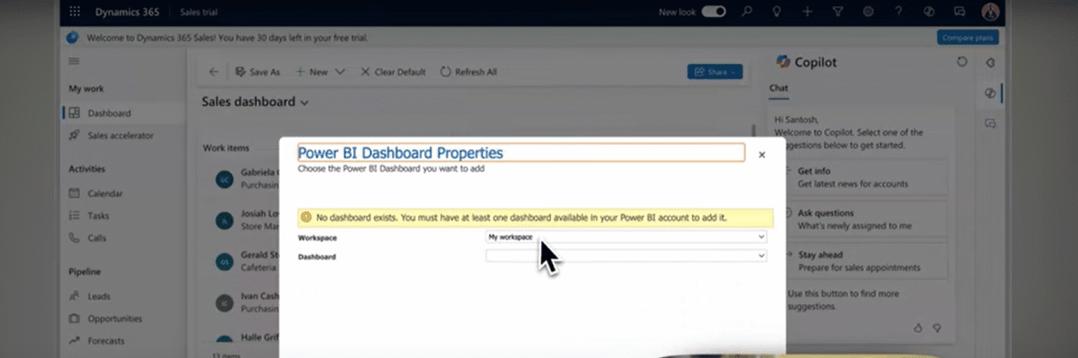 How to Embed Power BI Dashboards in Dynamics 365 - Tutorial